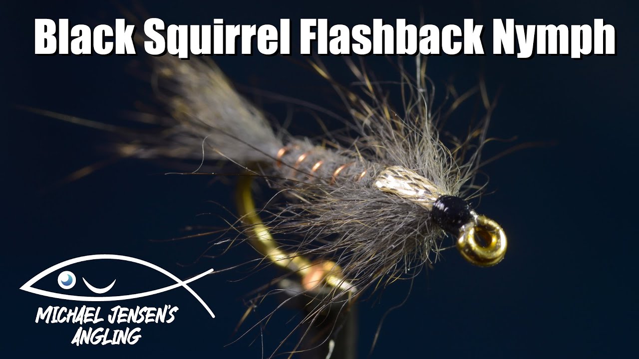 Black Squirrel Flashback Nymph - Classic nymph fly tying - YouTube