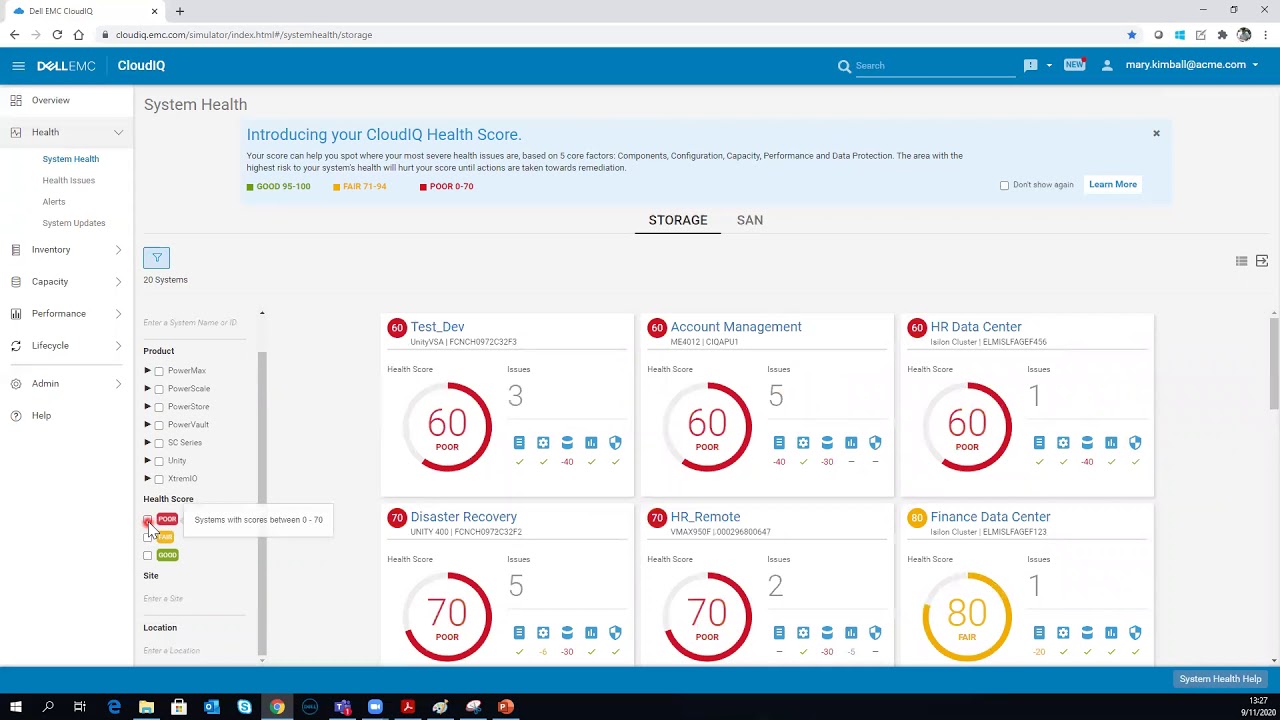 Dell EMC CloudIQ: Overview and Health by Enlil Bauza - YouTube