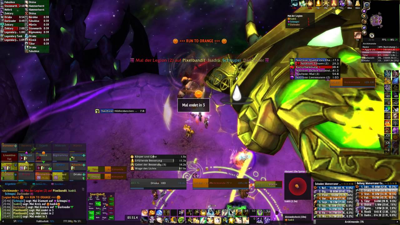 EU - Aman'thul - Stroke of Genius vs. Archimonde Mythic Firstkill (fast ...