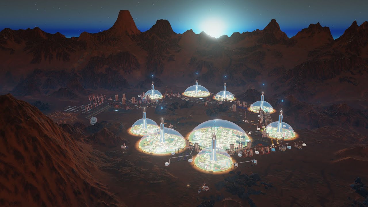 Surviving Mars - Colony Time-lapse - YouTube