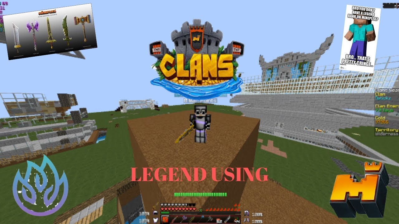 Mineplex Clans E1 : Almost lost the legends! - YouTube