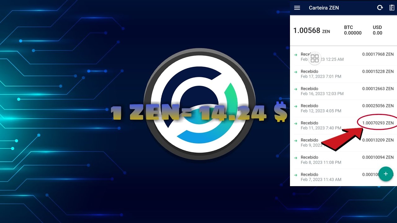como vincular a zen wallet na faucet da zen ( faucet pagou 1zen=14.24 ...