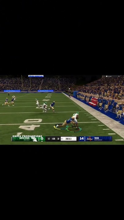 Tulsa vs North Texas |College Football 25 | Full Game Highlights # ...