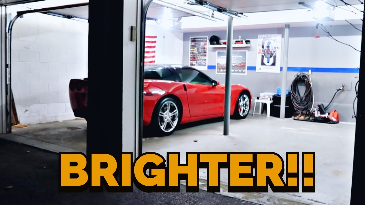 Garage #7 - SUPER BRIGHT LED Garage + Meetup Update - YouTube