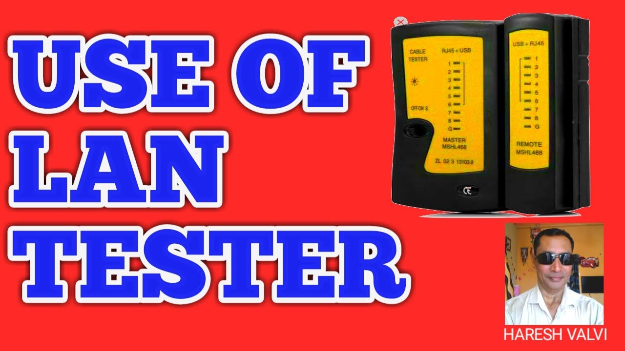 Use of LAN Tester | मराठी - YouTube