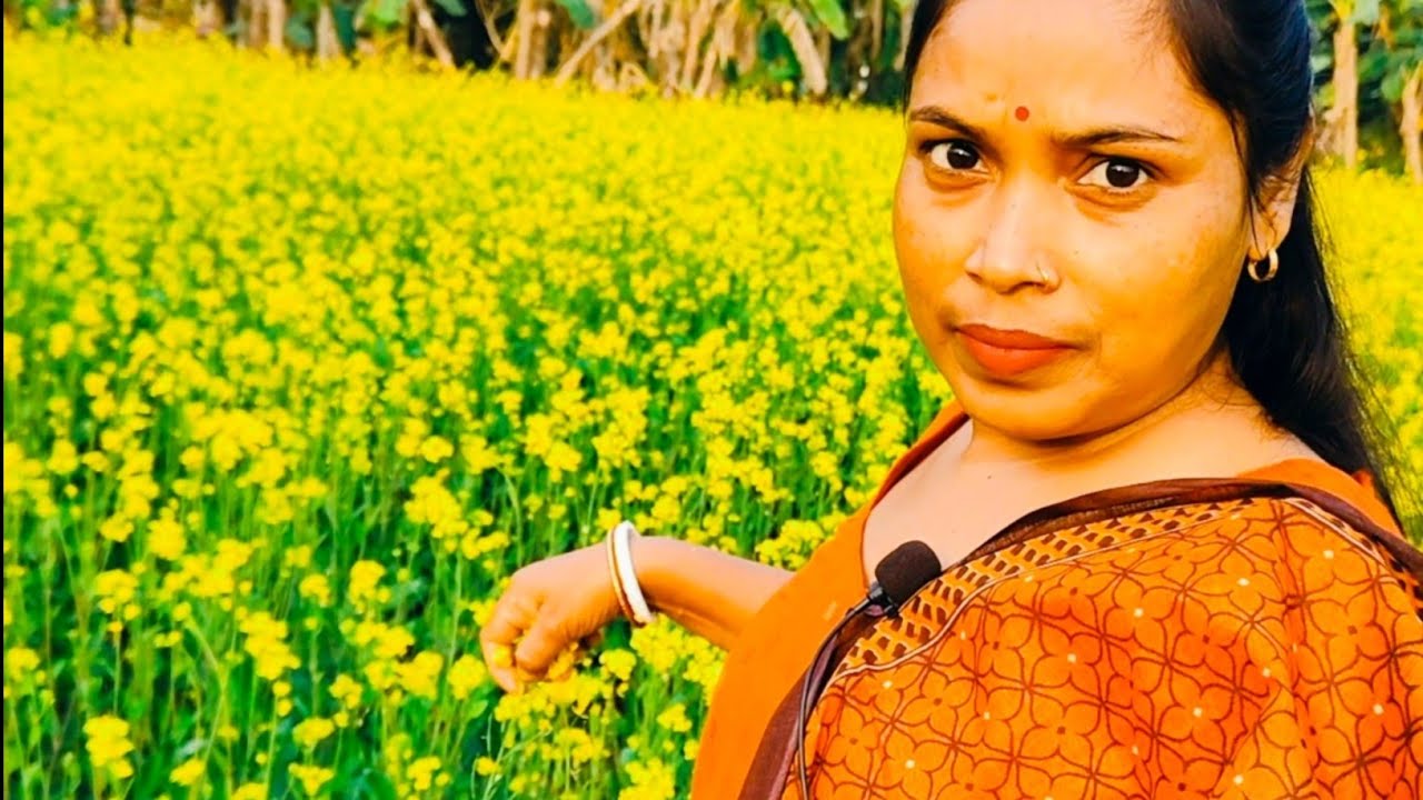 সরিষা ফুলের বড়া রেসিপি || sorshe fuler bora recipe || Mustard Flower ...