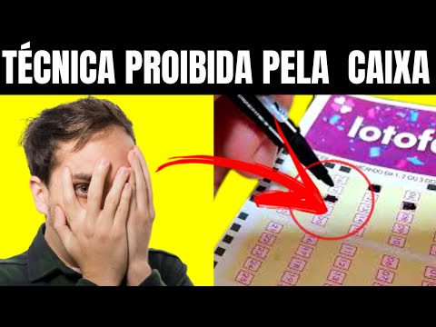COMO GANHAR NA LOTOFACIL: TÉCNICA PROIBIDA PELA CAIXA Para Ganhar Na Lotofacil