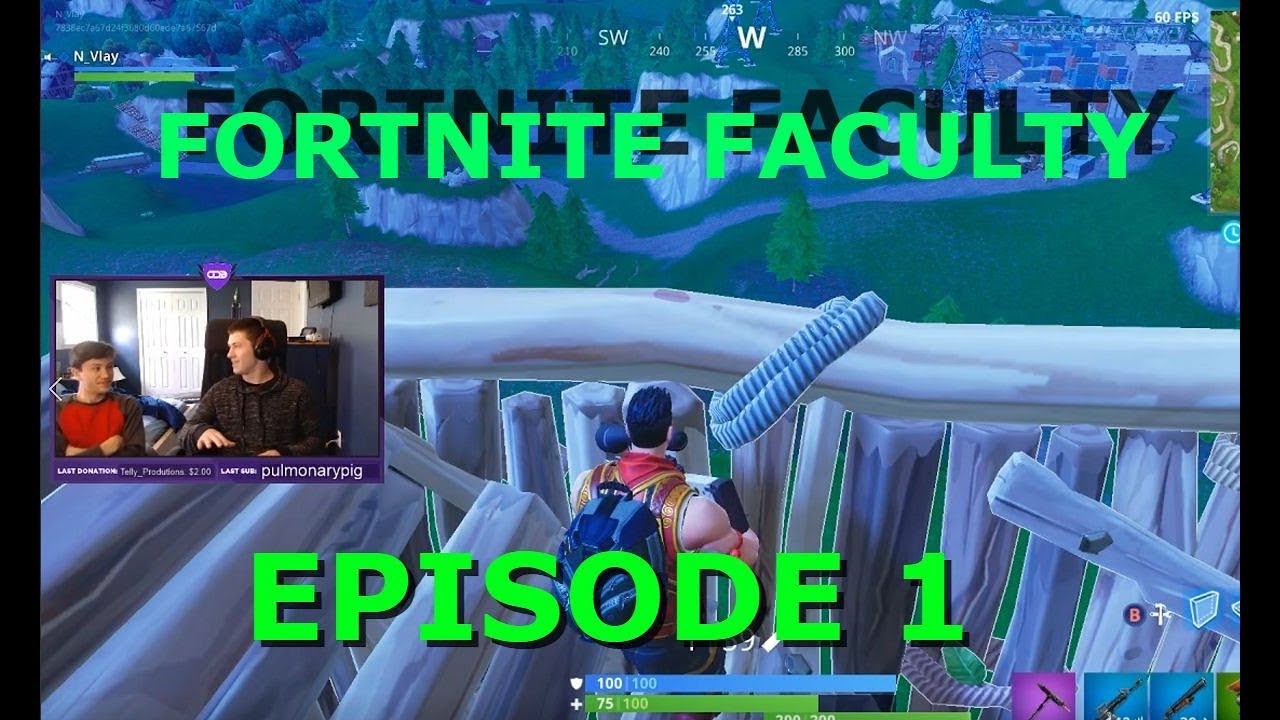 FORTNITE FACULTY (TEACHING A NOOB HOW TO PLAY) First time trying Season ...