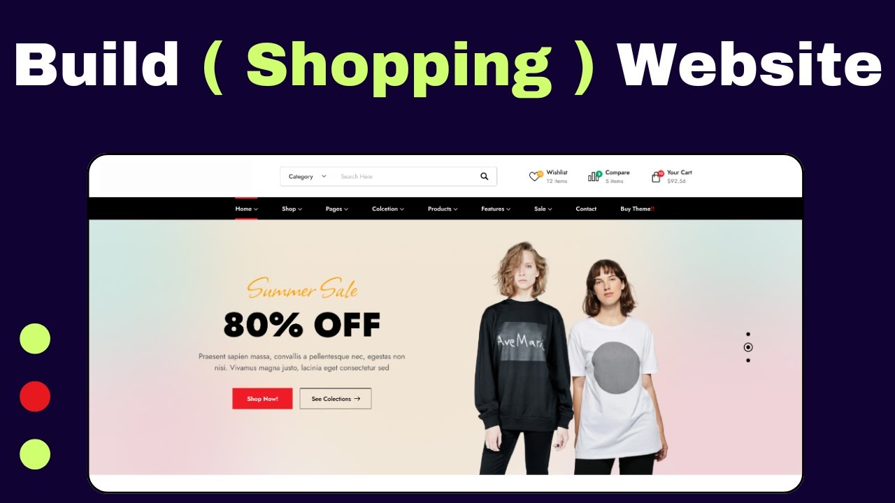 How to build a Shopping Website ( No Coding ) - YouTube