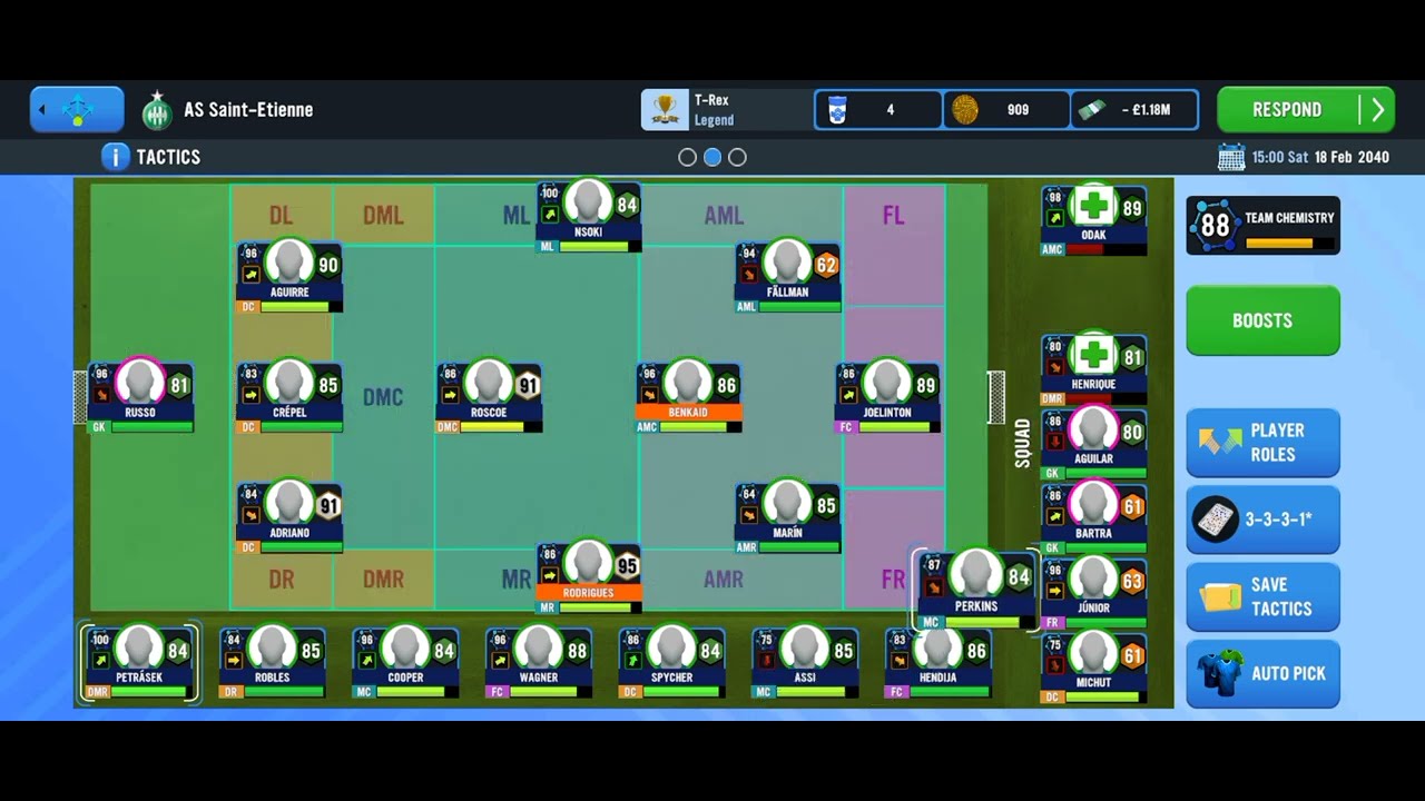 Sm23. New Formation to win all competitions in Soccermanager 2023. # ...