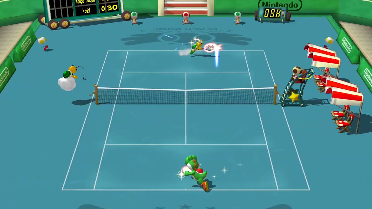 mario power tennis gameplay - YouTube