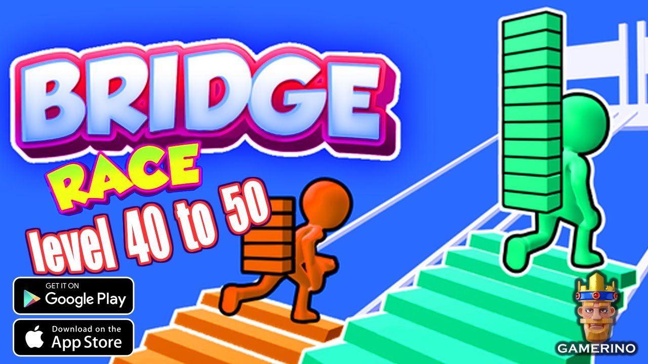 Bridge Race level 40 to 50 #game #bridgerace #youtube - YouTube
