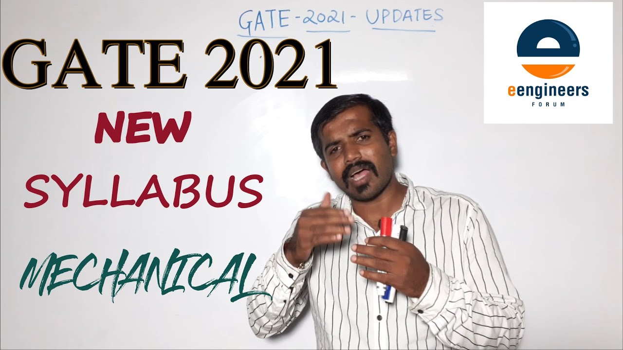 Changes In Syllabus and Pattern GATE 2021 MECHANICAL - YouTube
