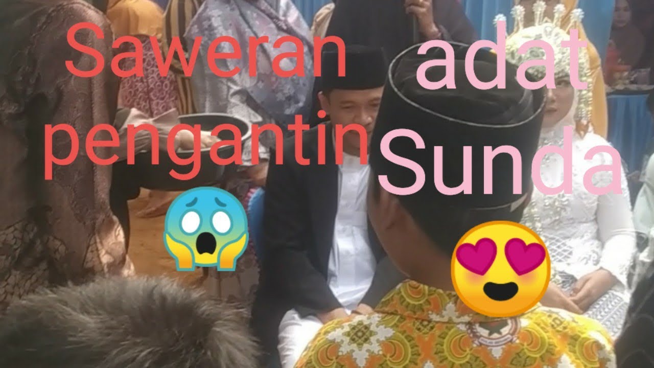 Tradisi saweran pengantin adat Sunda Sampai adu jotos 😱 - YouTube