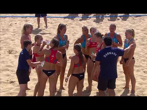 Denmark vs Mexico | Preliminary Round | 2018 IHF Women's Beach Handball World Championship