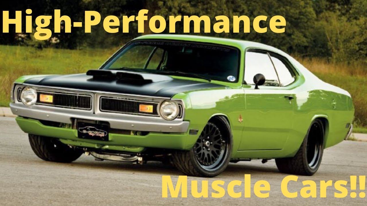 9 Unique High Performance Muscle Cars!! - YouTube