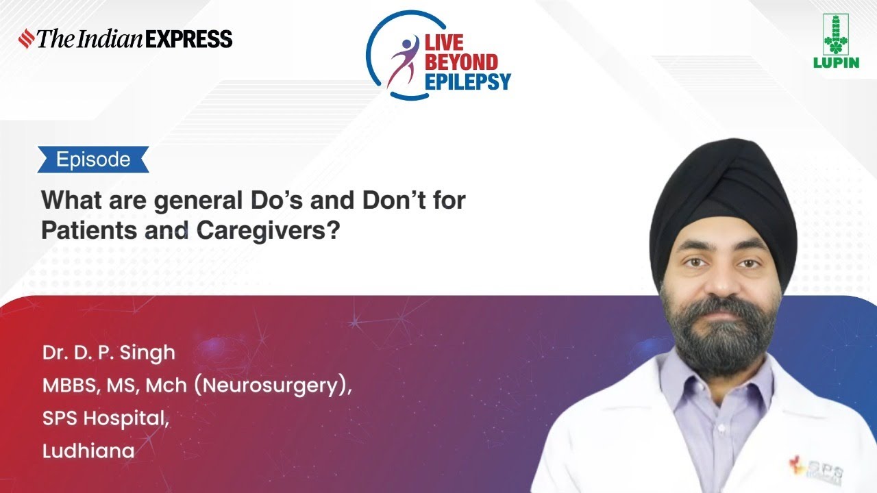 Dr. D. P. Singh || Live Beyond Epilepsy || Indian Express - YouTube