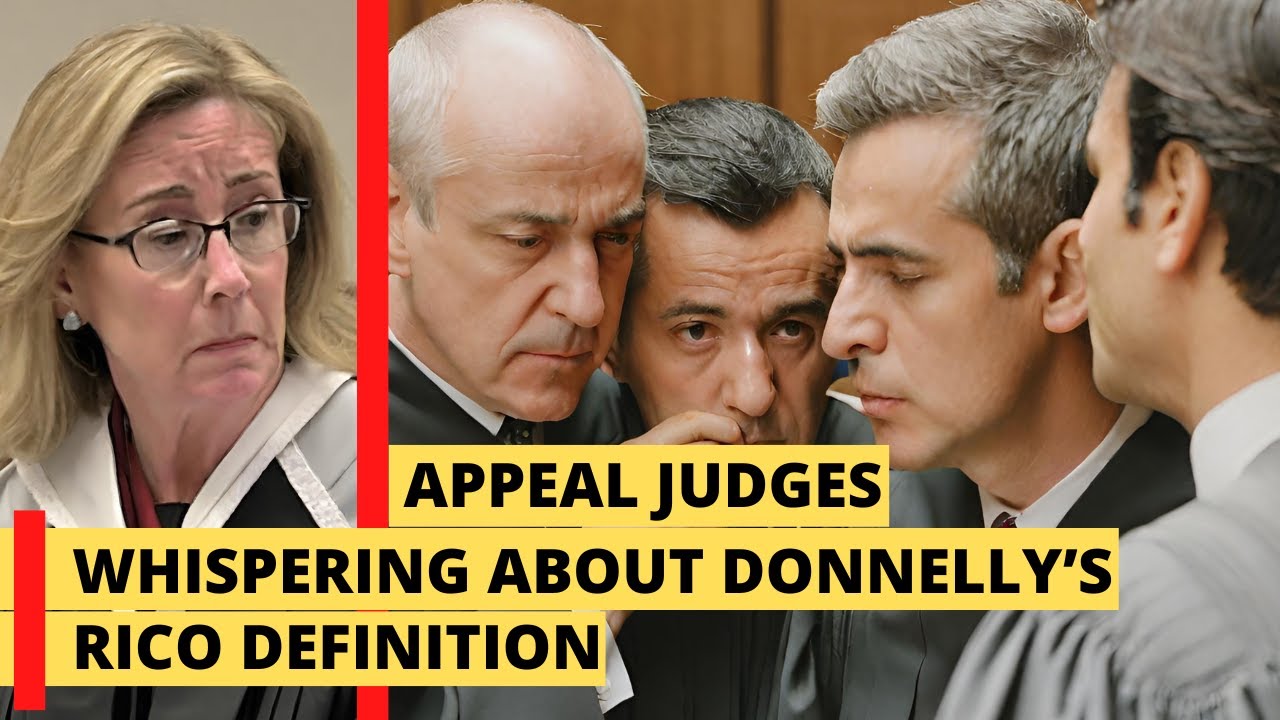R Kelly Appeal Judges whispering about Donnelly's RICO Definition - YouTube