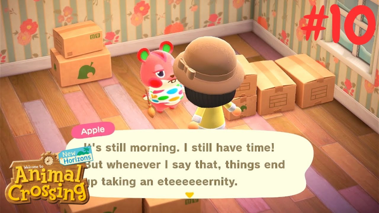 New Villager: APPLE!!! | ACNH | Gameplay (Day 5) Part 10 - YouTube
