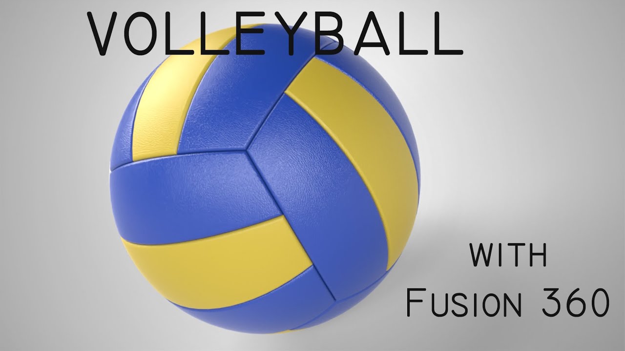 Master Volleyball design in Fusion 360 - Here's How! - YouTube