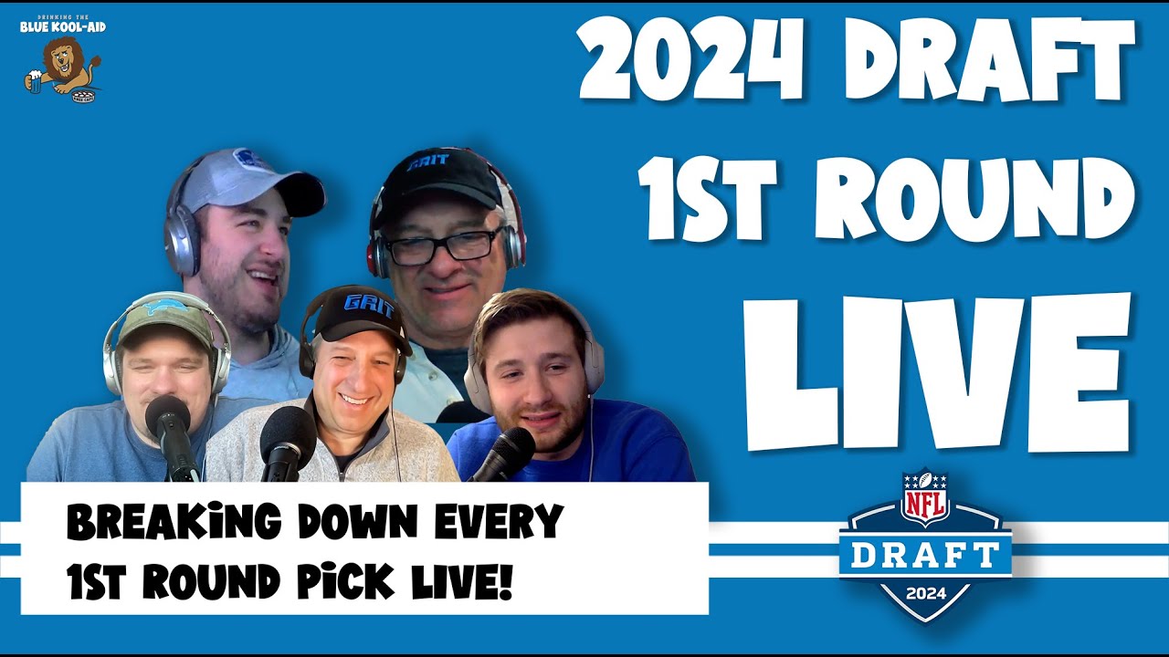 2024 NFL Draft 1st Round Live Show - YouTube
