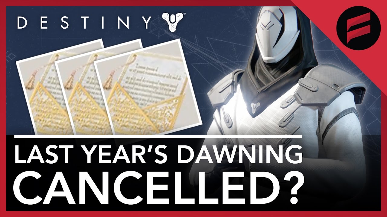 Destiny - Paper Fortunes & Was Last Year's Dawning Cancelled? - YouTube