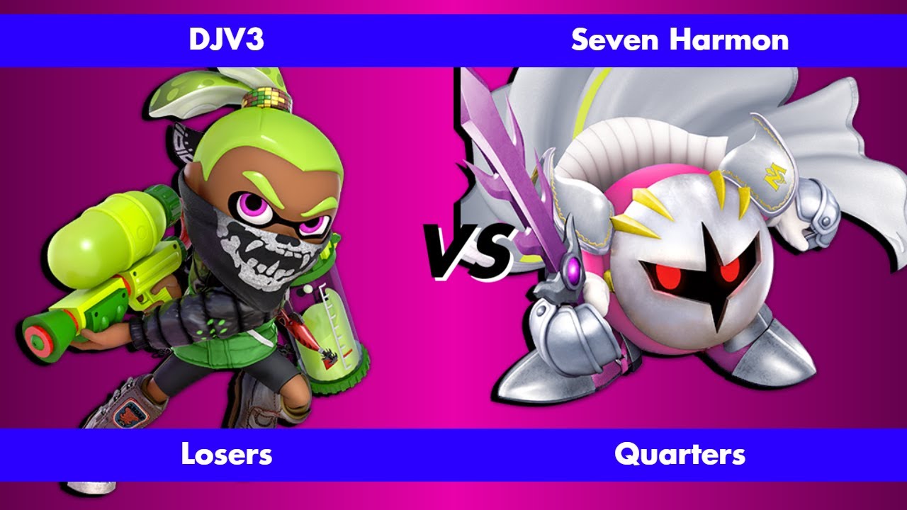 DJV3 (Inkling) VS. Seven Harmon (Meta Knight) - Losers Quarter Finals ...