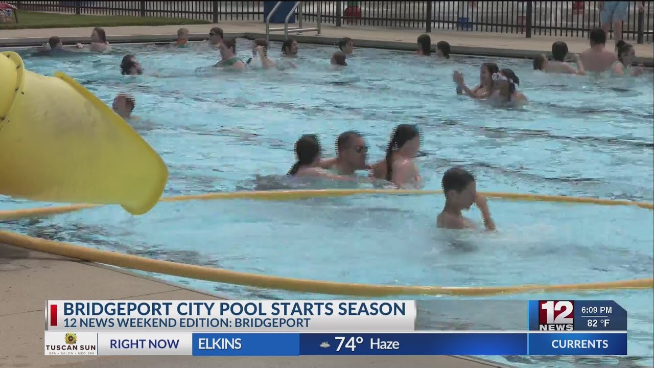 Bridgeport City Pool kicks off season with free admission - YouTube