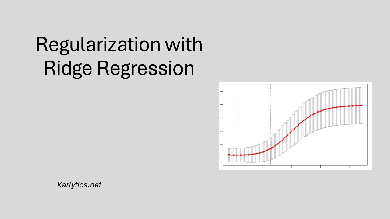 Ridge Regression with R - YouTube