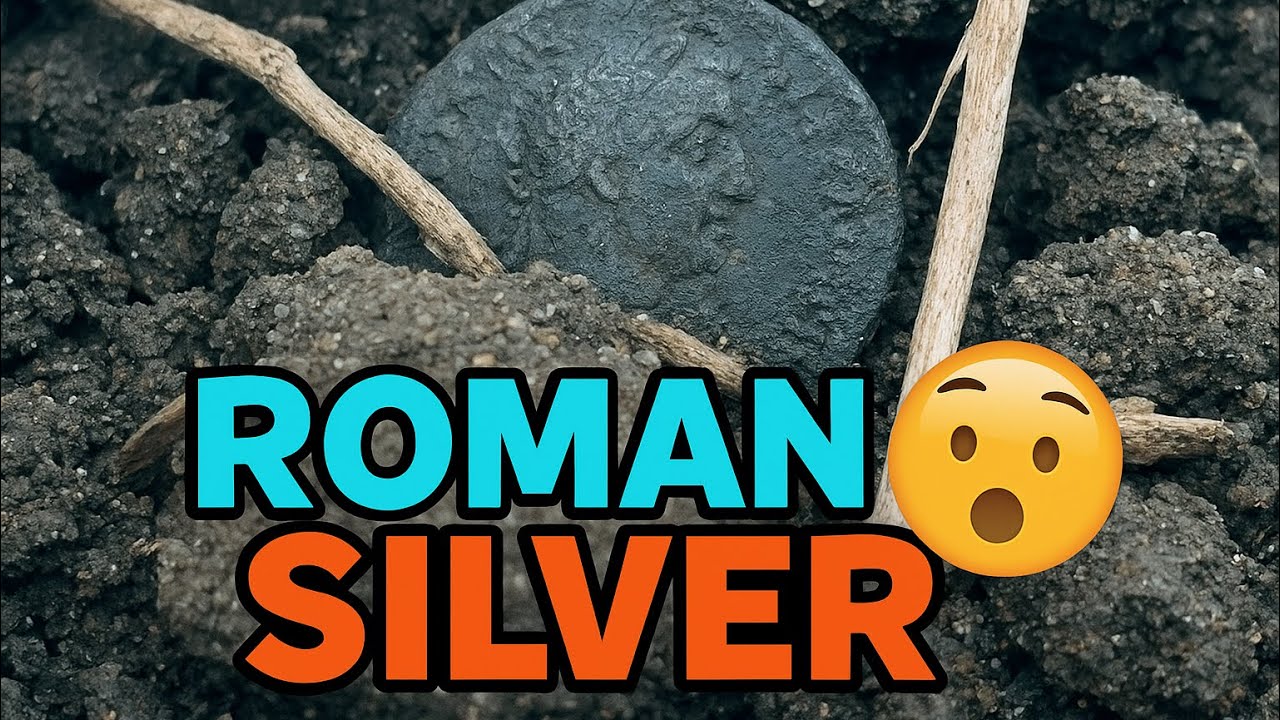 Roman Silver & Brooch, Double Hammered on New Fields. #metaldetecting ...