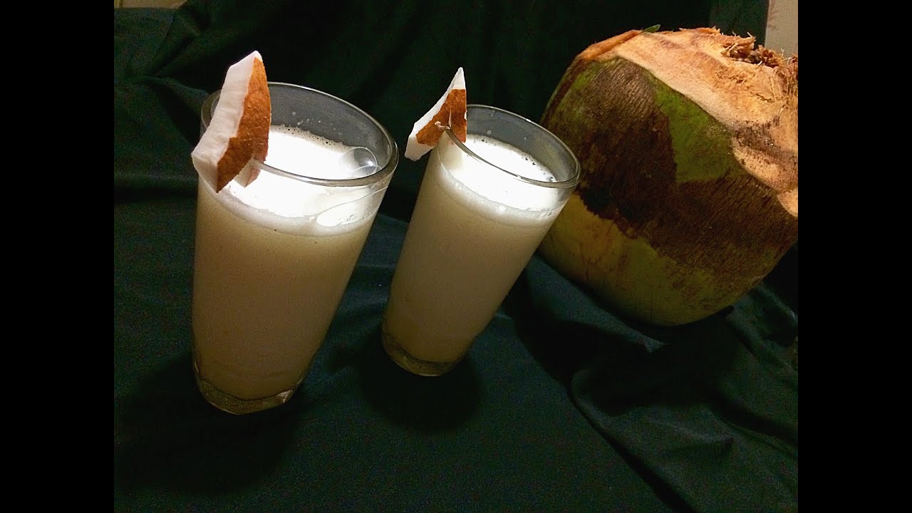Tender coconut milk shake / Elaneer Shake - YouTube