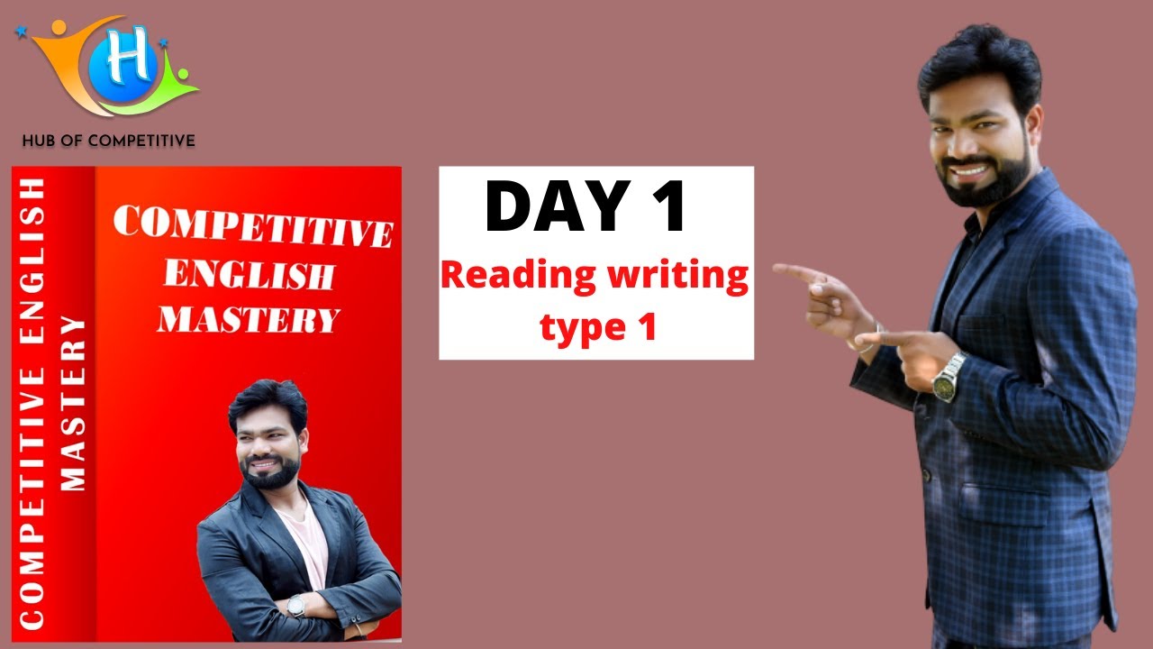 COMPETITIVE ENGLISH MASTERY Reading Writing type 1 - YouTube