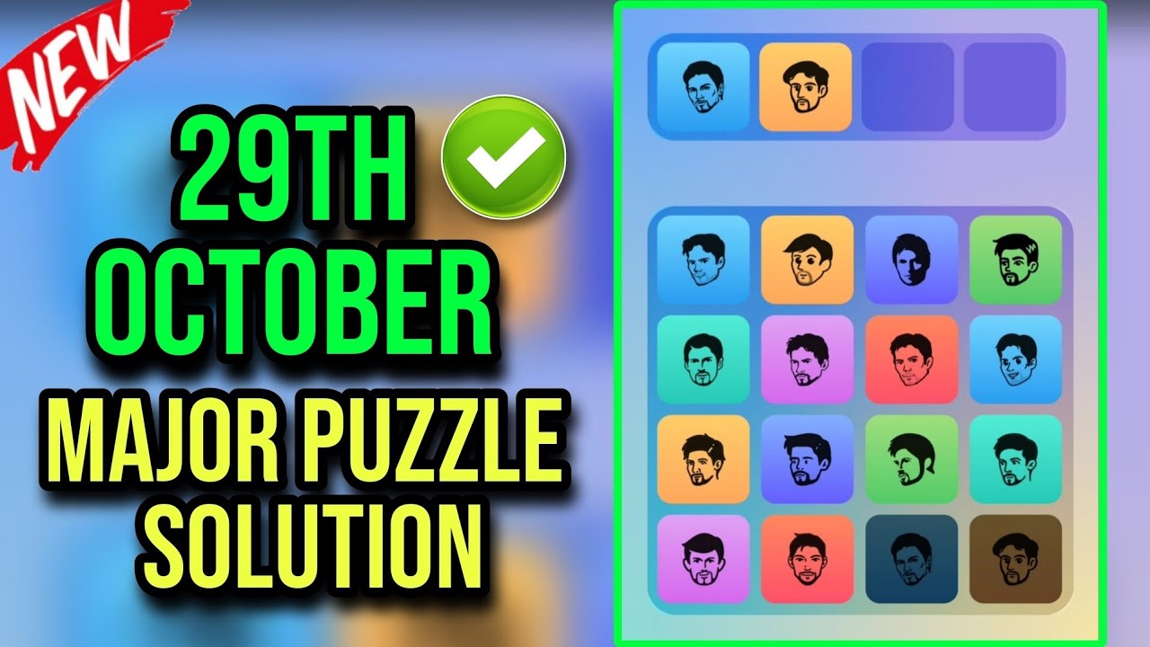 29 October Major puzzle durov Solved Today |Major Daily combo card 30 ...