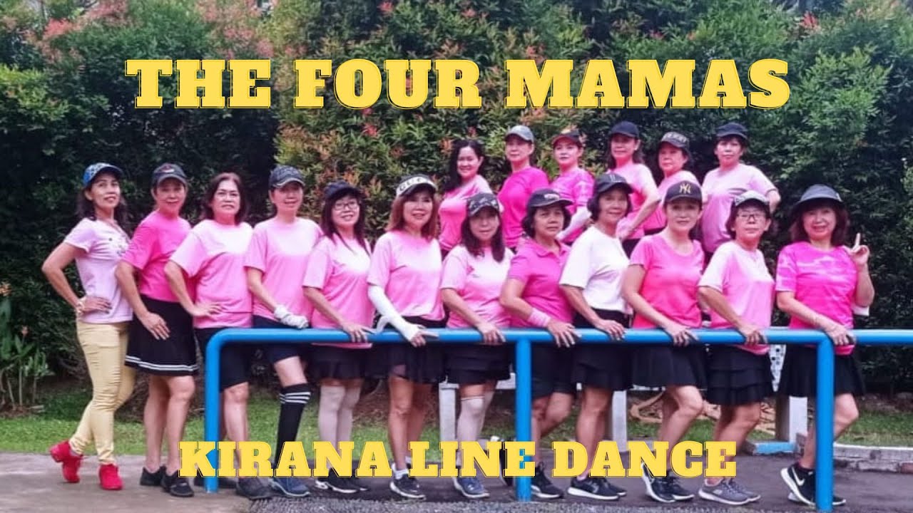 The Four Mamas - Kirana Line Dance - YouTube
