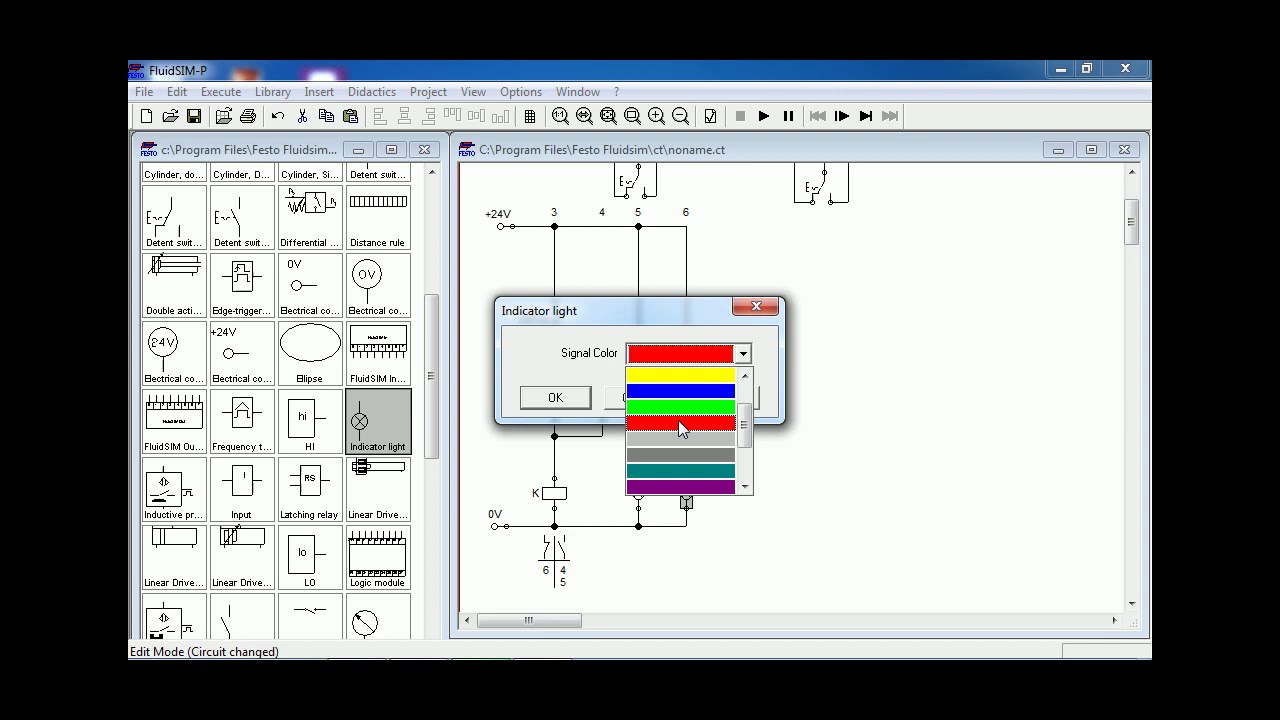 Festo Fluid Sim : Simulasi Instalasi Listrik 1 - YouTube