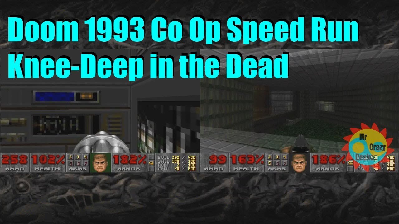 Doom 1993 Co Op Speed Run Knee-Deep in the Dead - YouTube