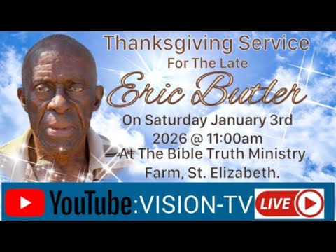 Eric Butler (Thanksgiving Service) - YouTube