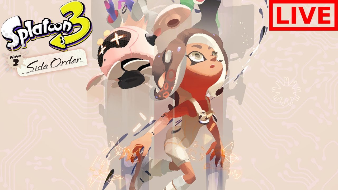 Splatoon 3 Side order DLC Blind Full playthough Livestream "The Tower ...