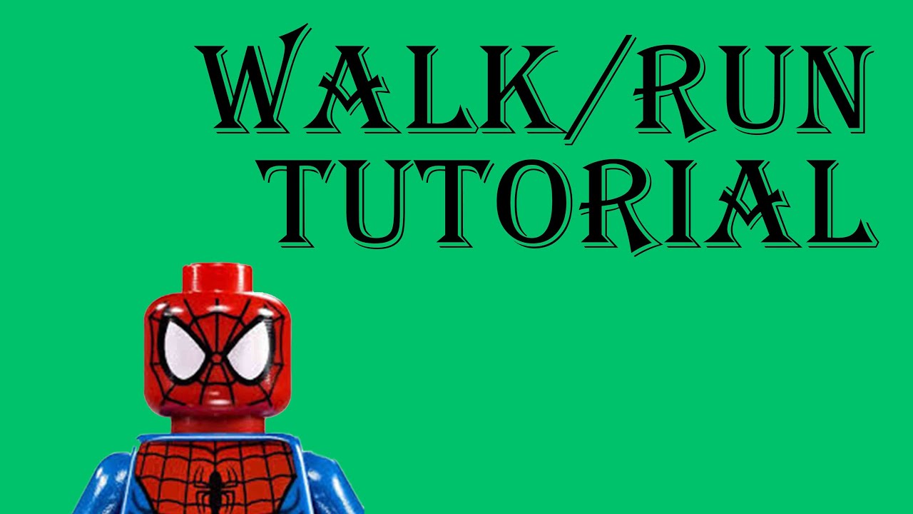 How to make a Lego figure walk/run - YouTube