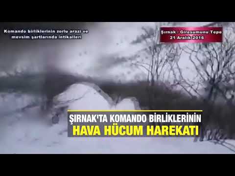Şırnak'ta komandoların hava hücum harekatı (Arşiv)