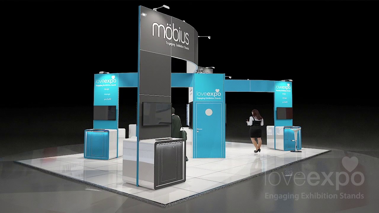 mobius exhibition stand - YouTube