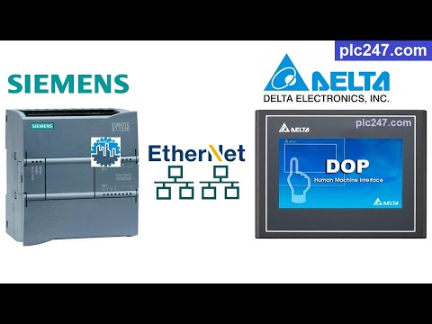 Delta HMI & Siemens S7-1200 "Communication" Tutorial - YouTube