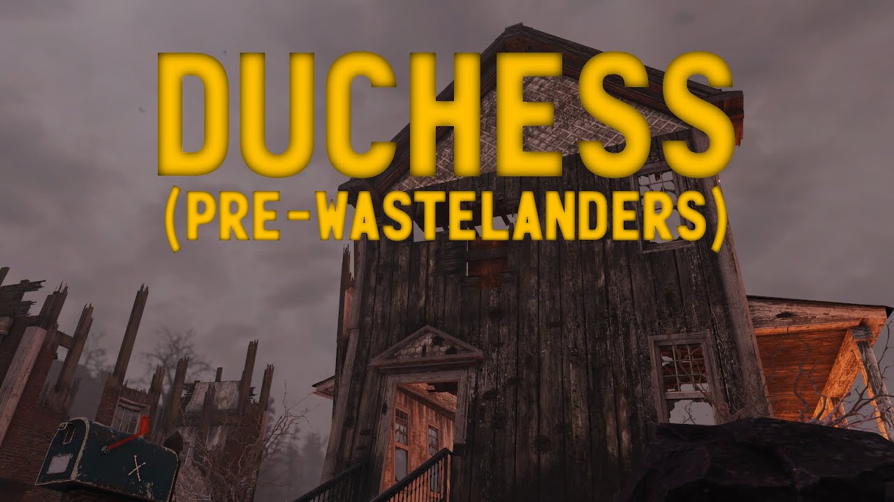 Fallout 76 - Character - Duchess (Pre-Wastelanders) - YouTube