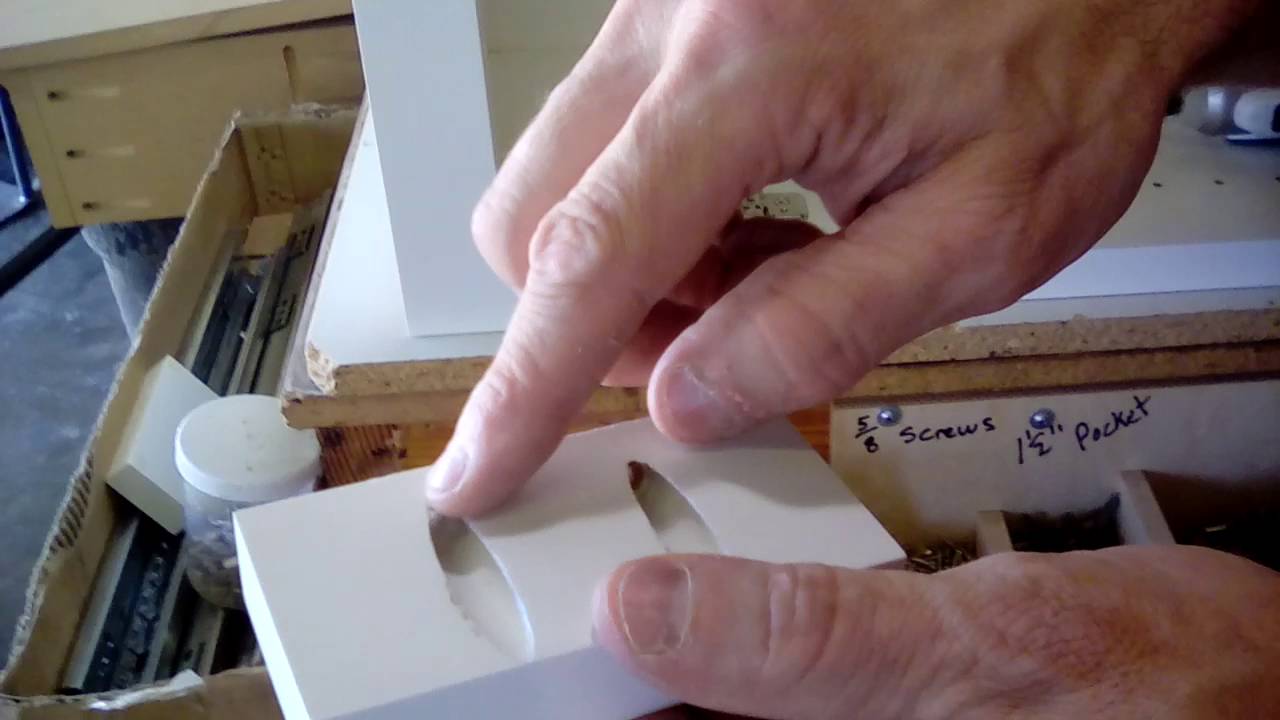 Installing inset stop blocks1 - YouTube