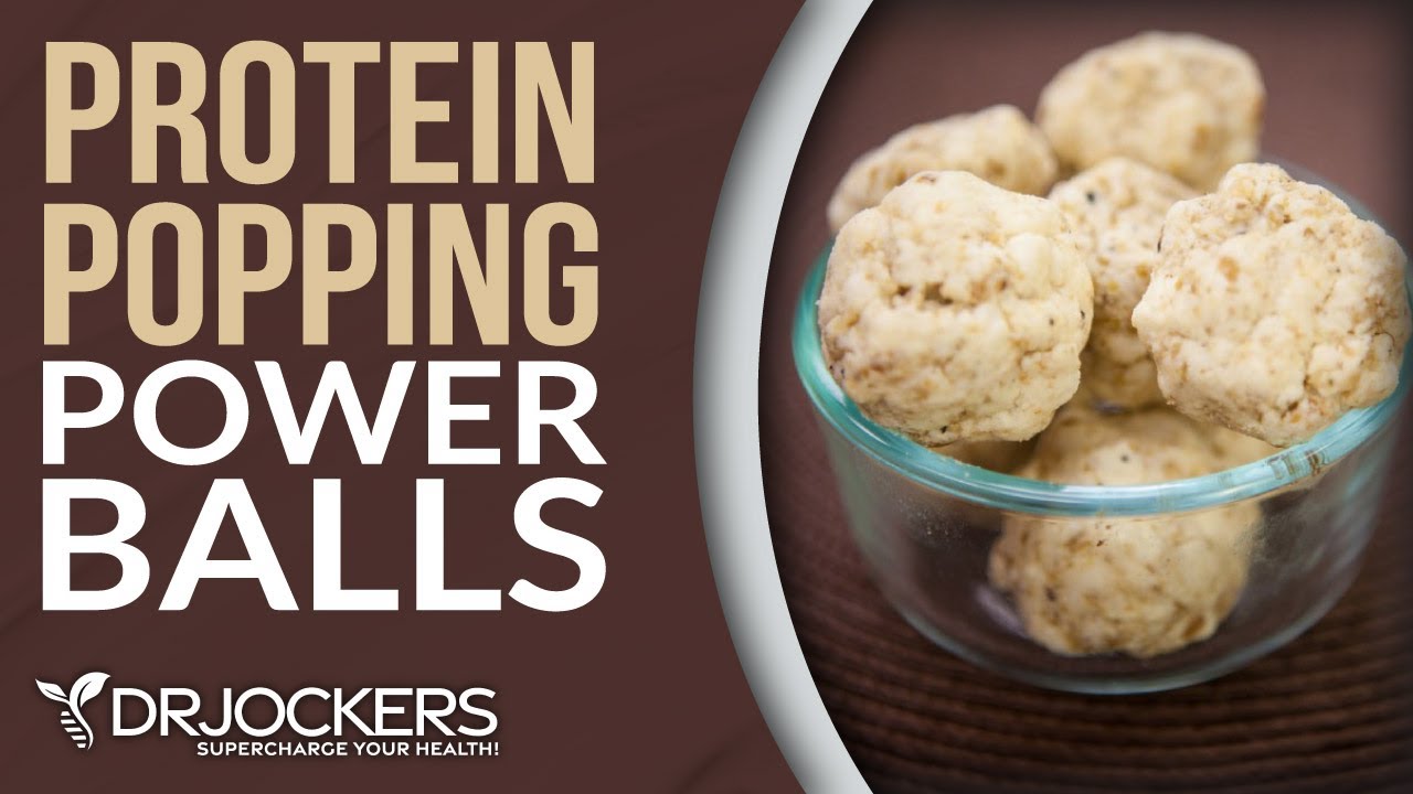 PROTEIN POWER POPPING BALLS - YouTube