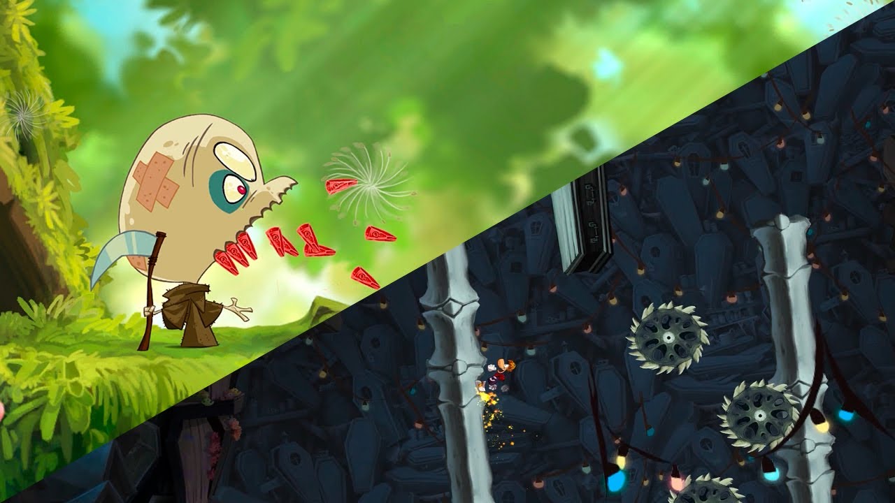 Rayman Origins Land of the Livid Dead - YouTube