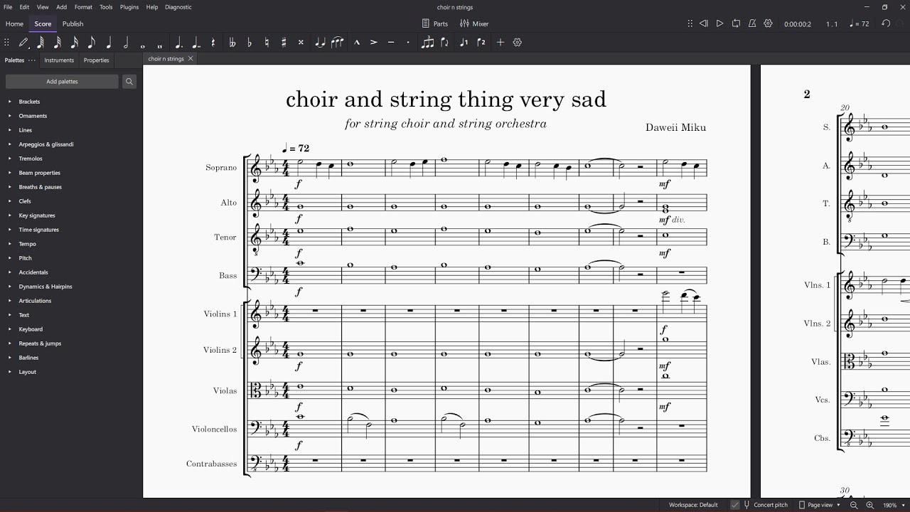 choir and string thing very sad (musescore 4) - YouTube