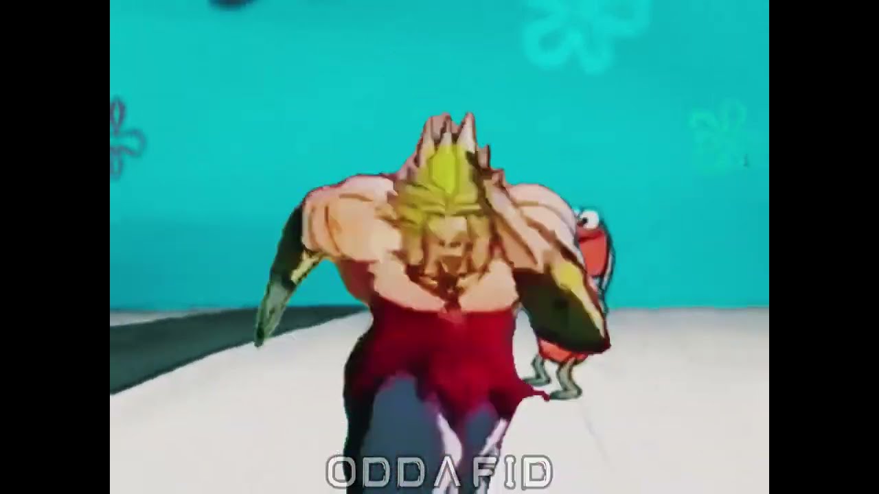 Spongebob chasing Broly - YouTube