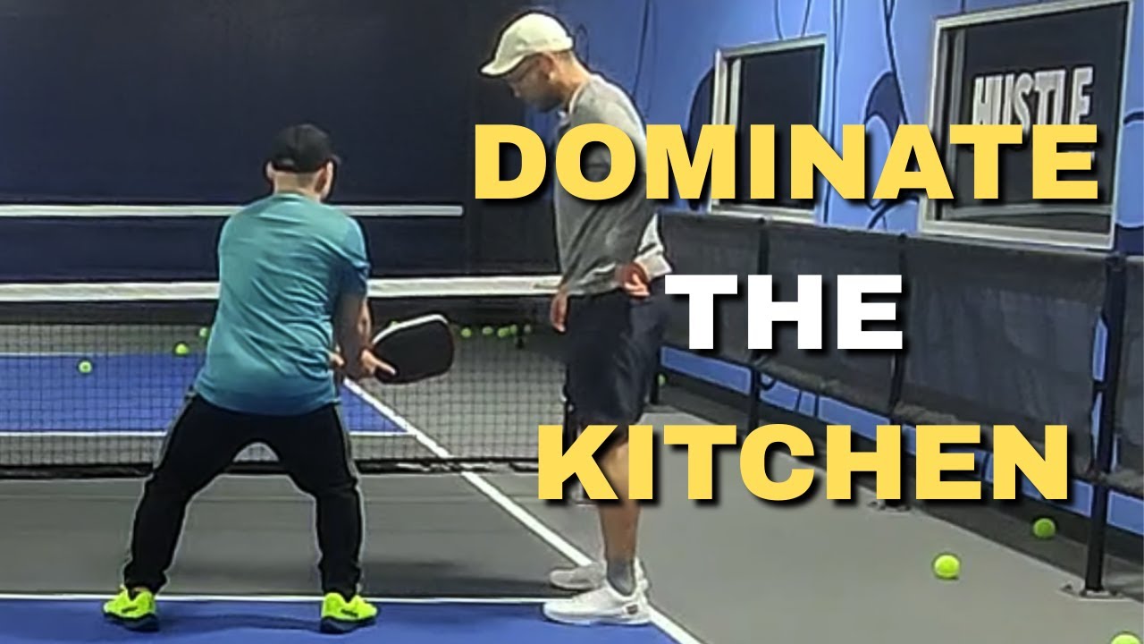 Coaching a Former Tennis Player to Dominate the Kitchen Line - YouTube