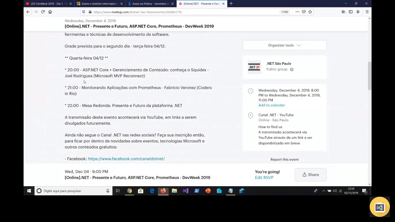 DevWeek 2019 - Dia 1 - YouTube